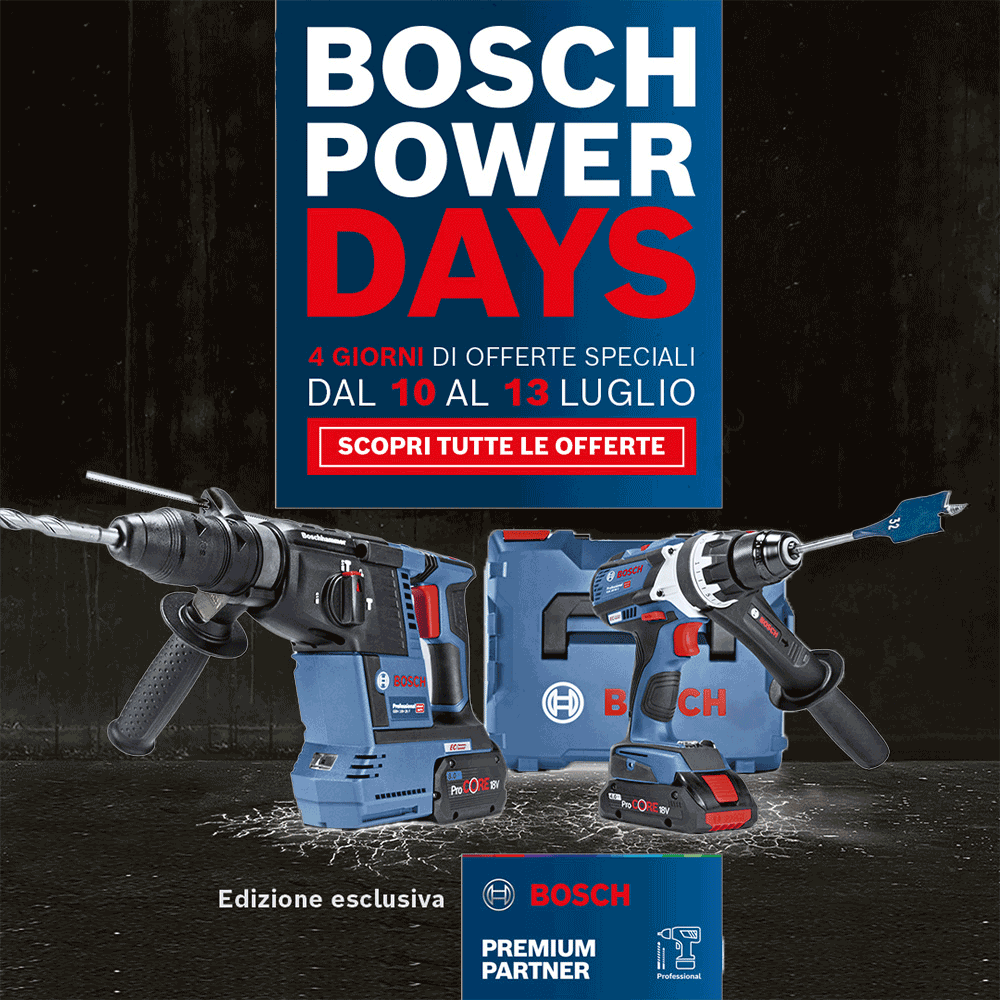 Promozione Bosch Power Days - Luglio 2023 - GruppoComet