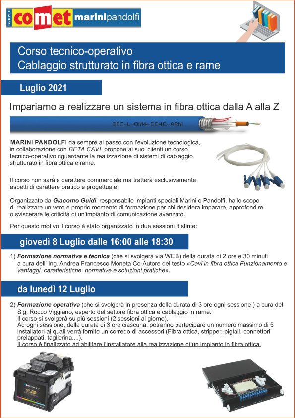 Corso Cablaggio Strutturato - GruppoComet
